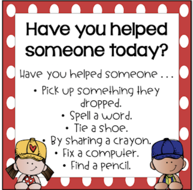 H is for Helping Others – First Grade Hip Hip Hooray!