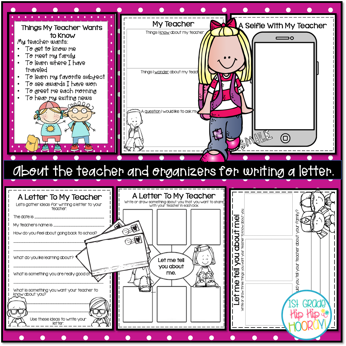 A Letter From Your Teacher on the first day of school! – First Grade ...
