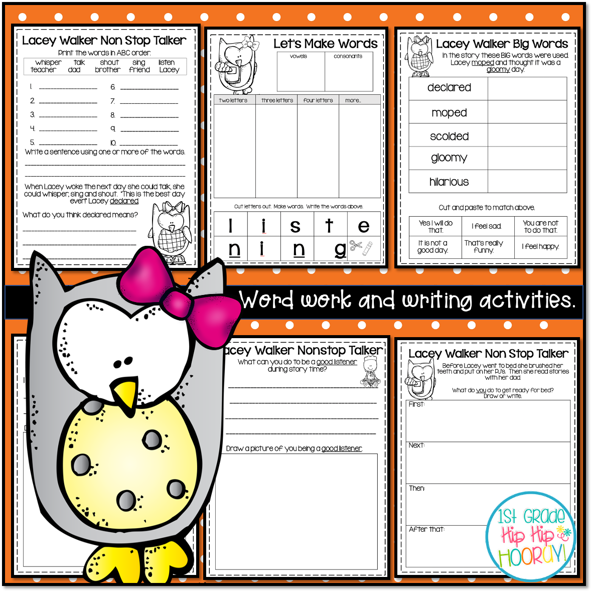 Lacey Walker Non Stop Talker – First Grade Hip Hip Hooray!