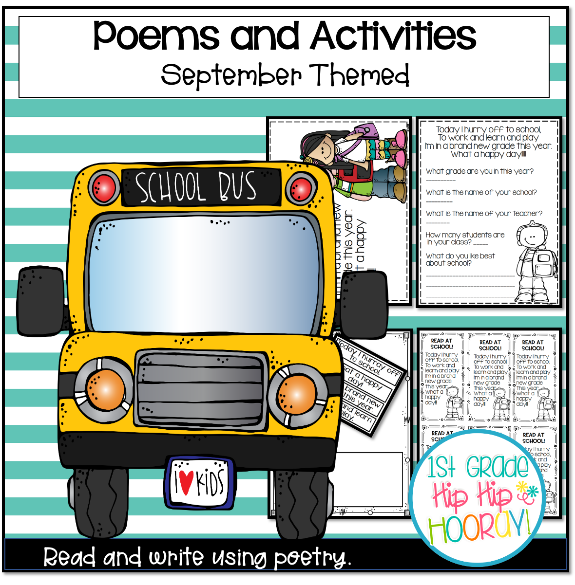 August/September – First Grade Hip Hip Hooray!