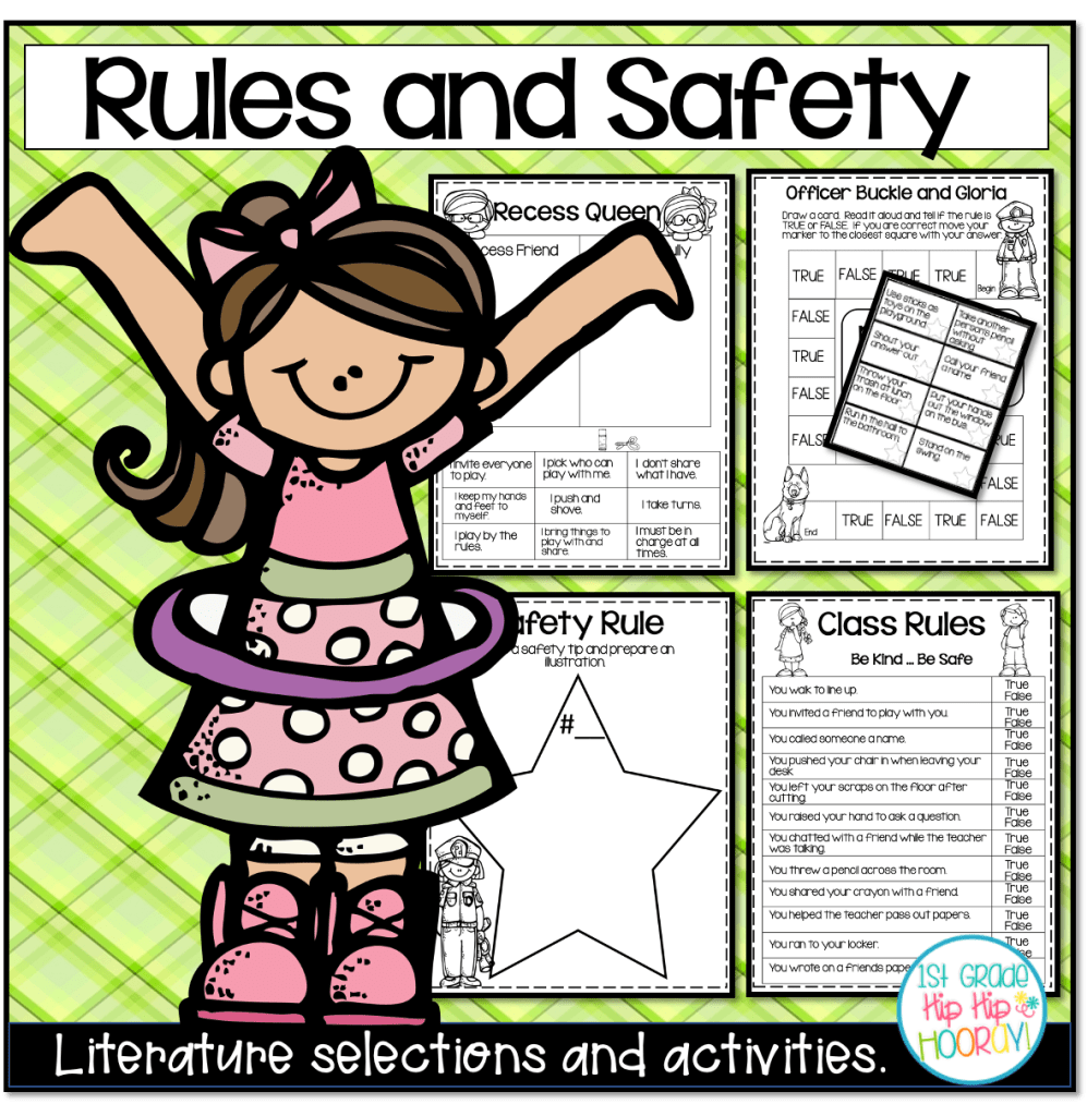 Rules and Safety – First Grade Hip Hip Hooray!