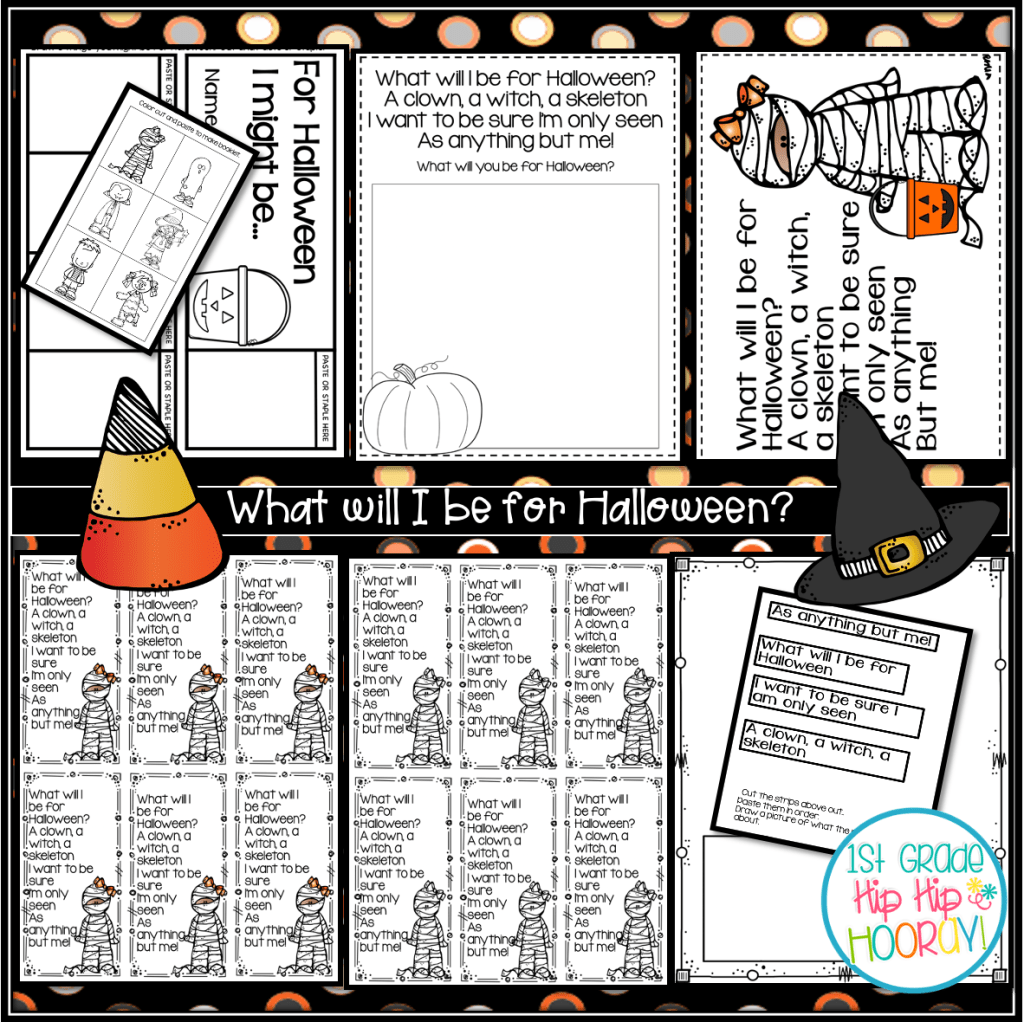 October Poetry and Calendar – First Grade Hip Hip Hooray!
