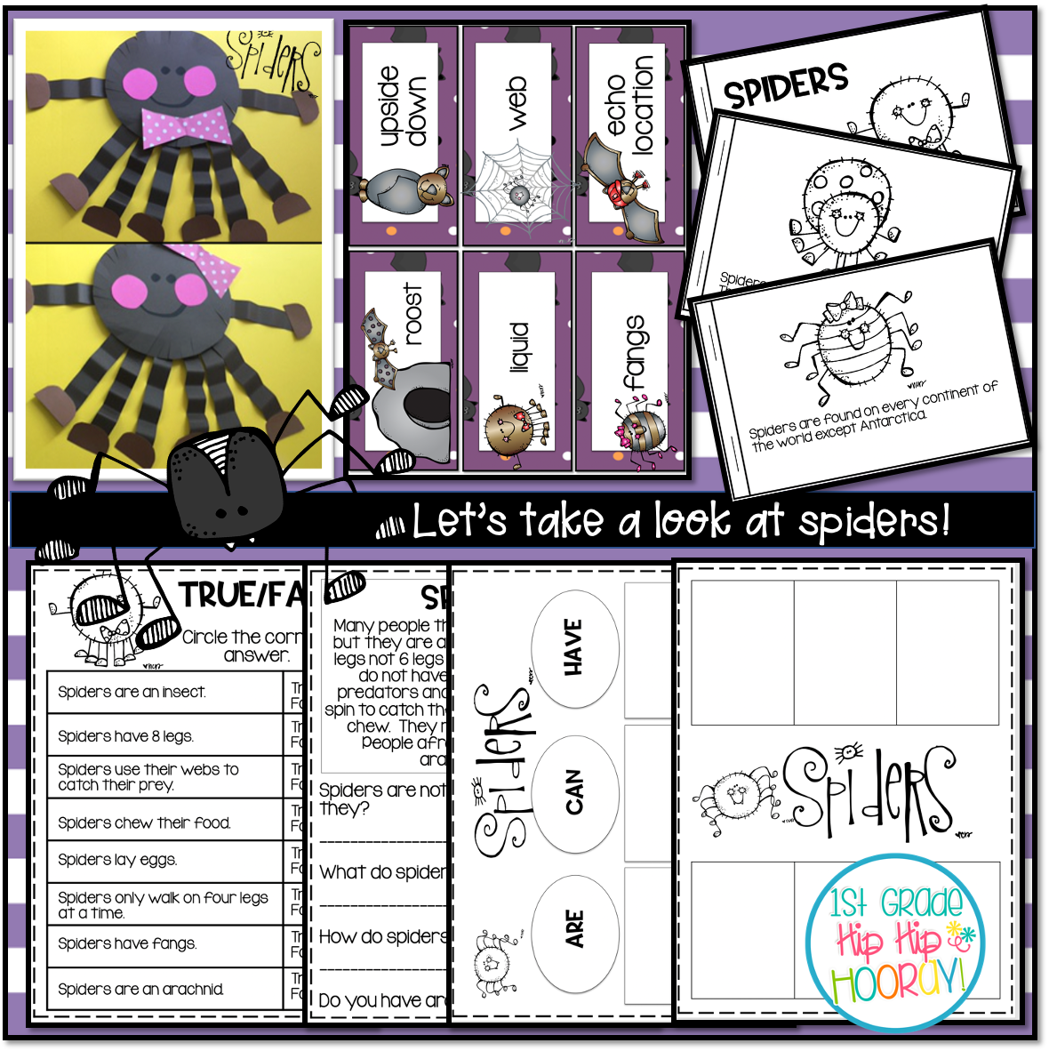 Bats and Spiders – First Grade Hip Hip Hooray!