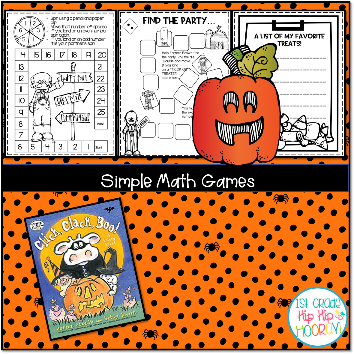 October – First Grade Hip Hip Hooray!