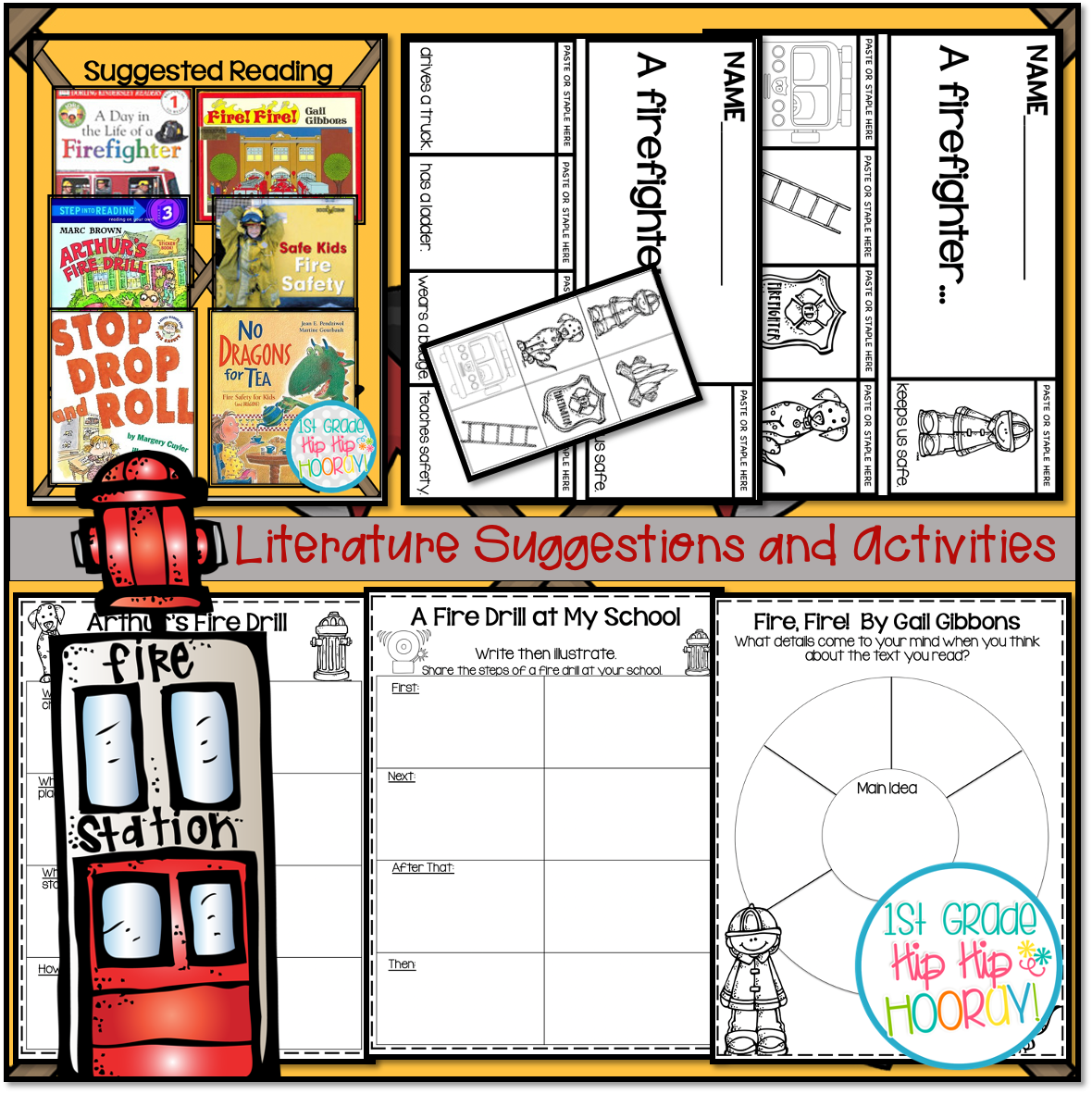 Fire Safety – First Grade Hip Hip Hooray!