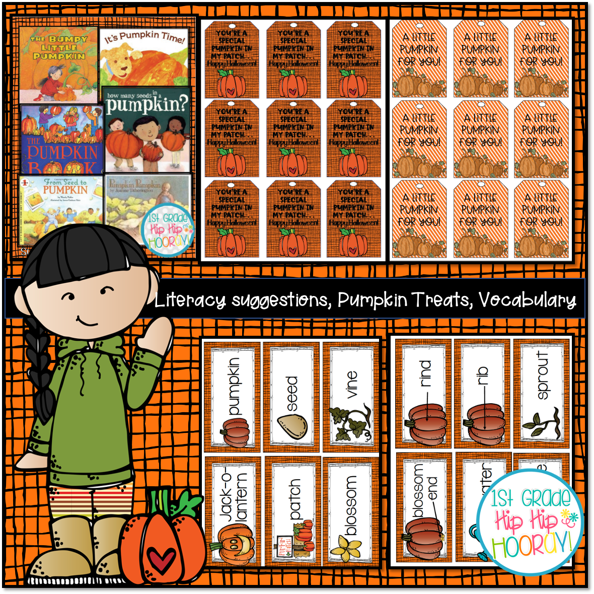 October – First Grade Hip Hip Hooray!