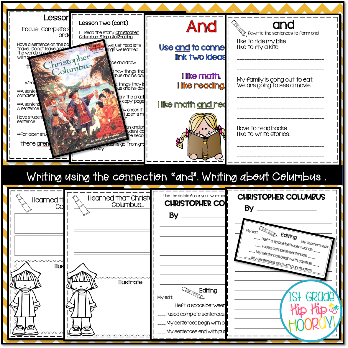 Let’s Write … October – First Grade Hip Hip Hooray!