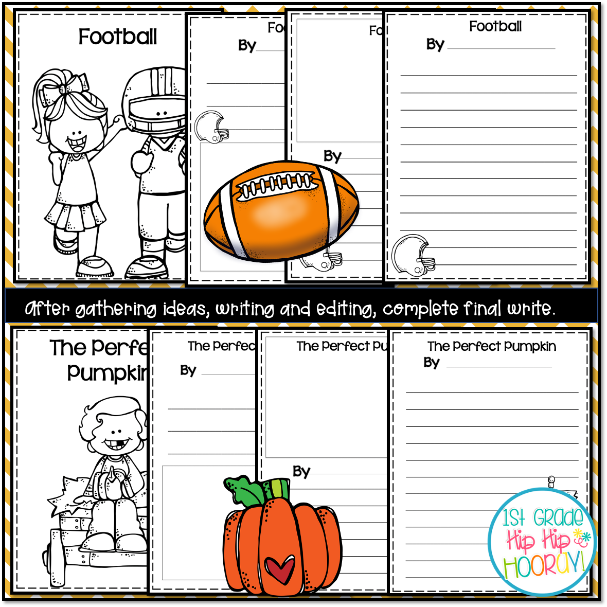Let’s Write … October – First Grade Hip Hip Hooray!