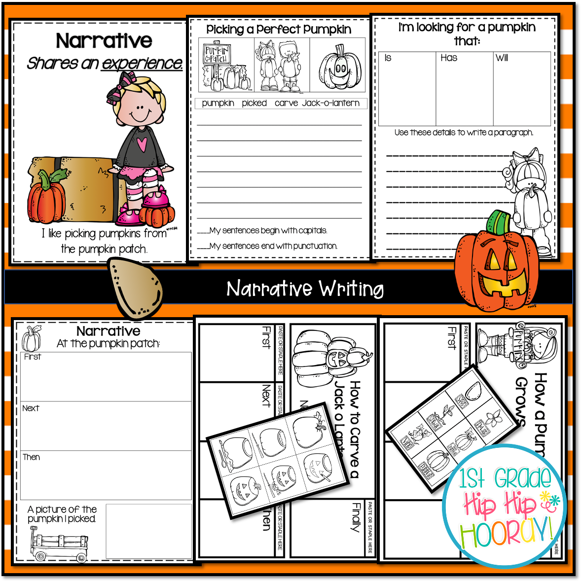 From Seed to Jack o Lantern – First Grade Hip Hip Hooray!