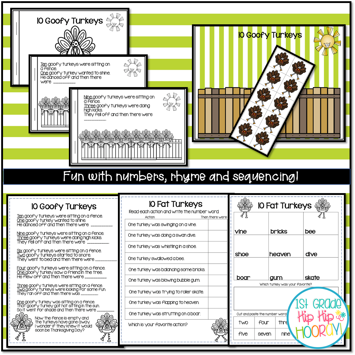 10 Fat Turkeys – First Grade Hip Hip Hooray!