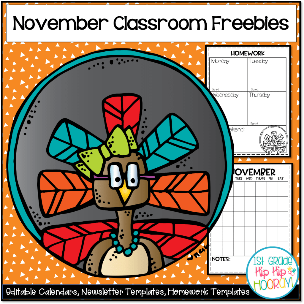 Editable Classroom Freebies – First Grade Hip Hip Hooray!