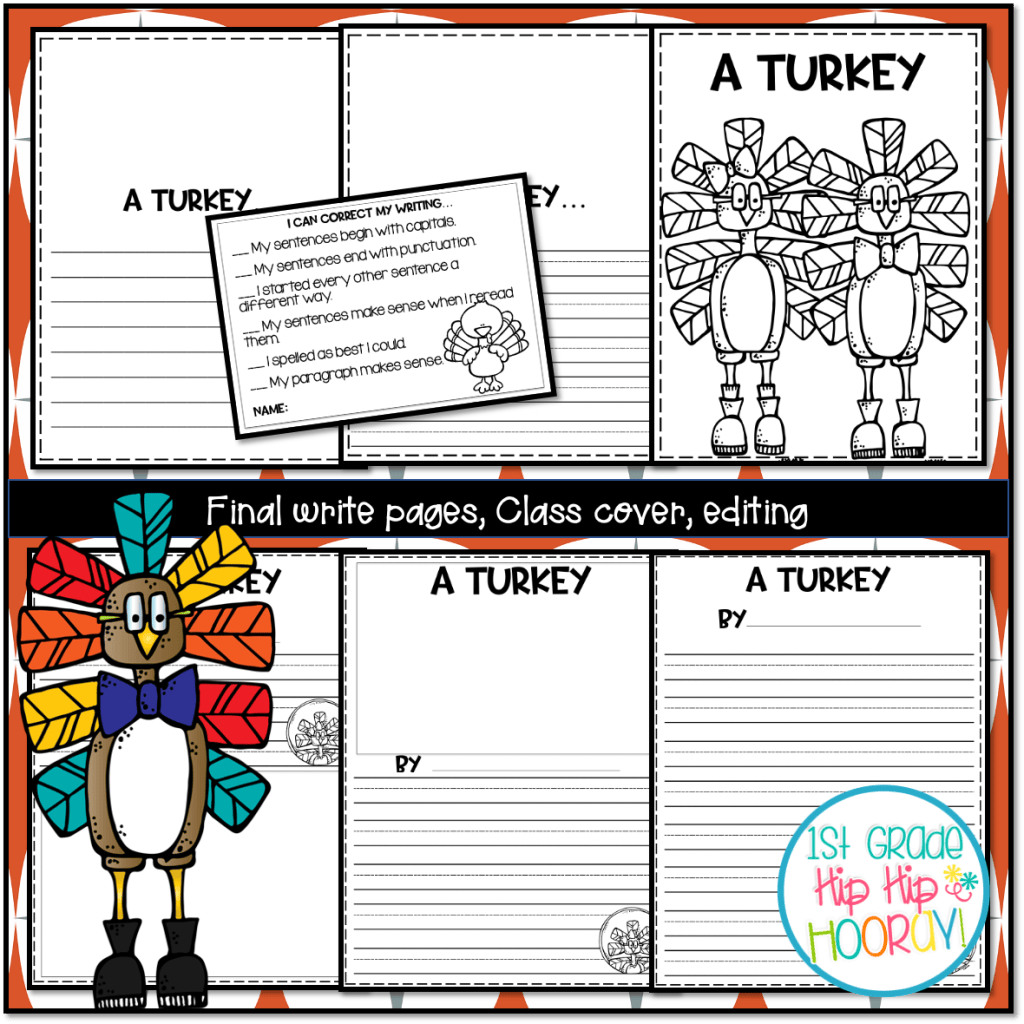 November Writing with a Craft – First Grade Hip Hip Hooray!