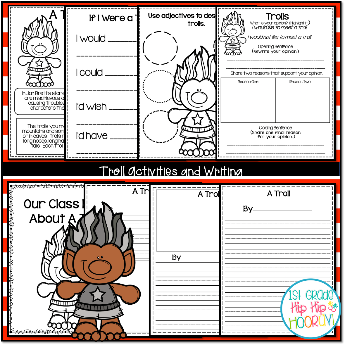 Jan Brett’s Christmas Trolls – First Grade Hip Hip Hooray!