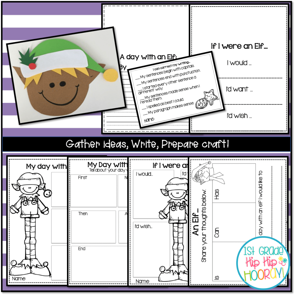 December Writing Project – First Grade Hip Hip Hooray!