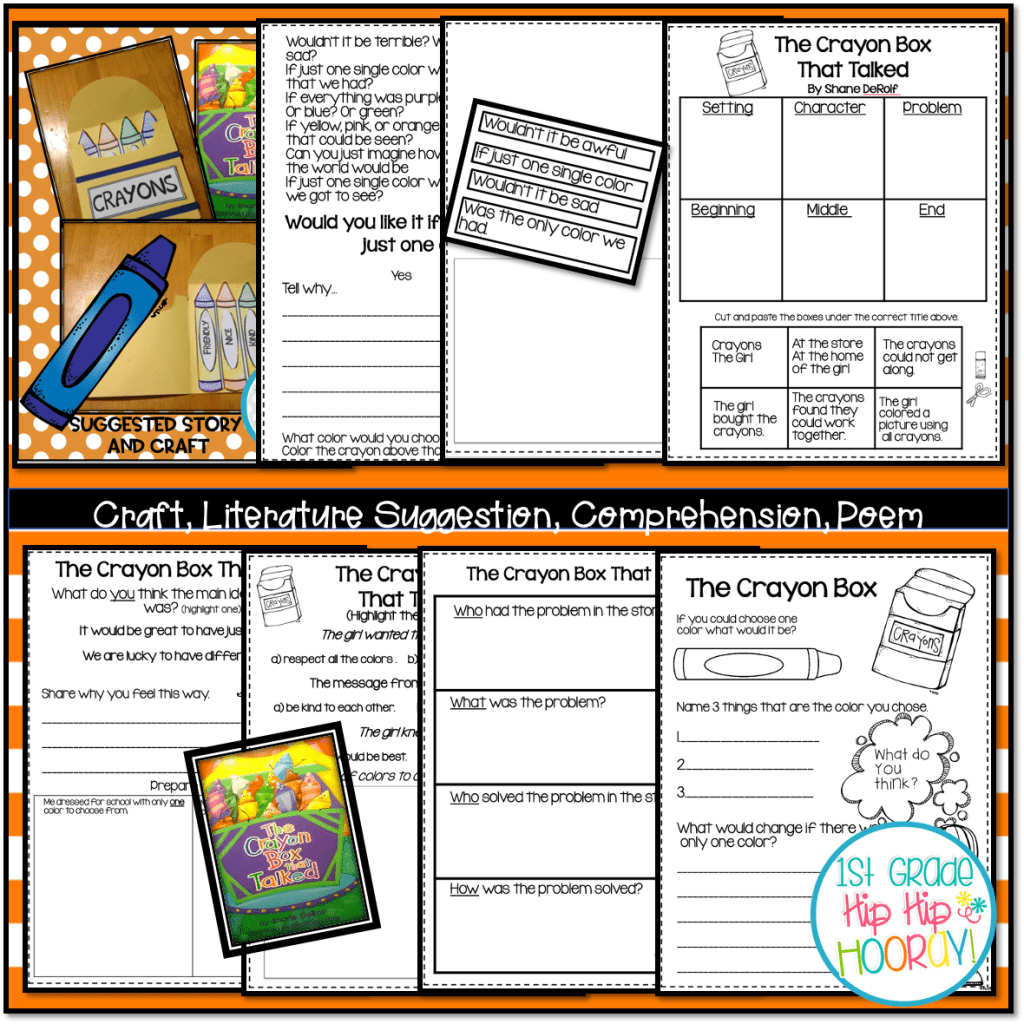 The Crayon Box That Talked – First Grade Hip Hip Hooray!