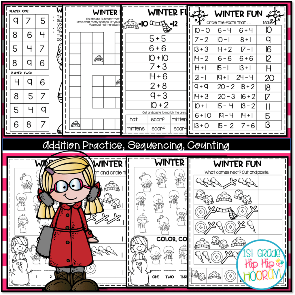 Winter Fun … Winter Themed Math and Literacy Activities! – First Grade ...