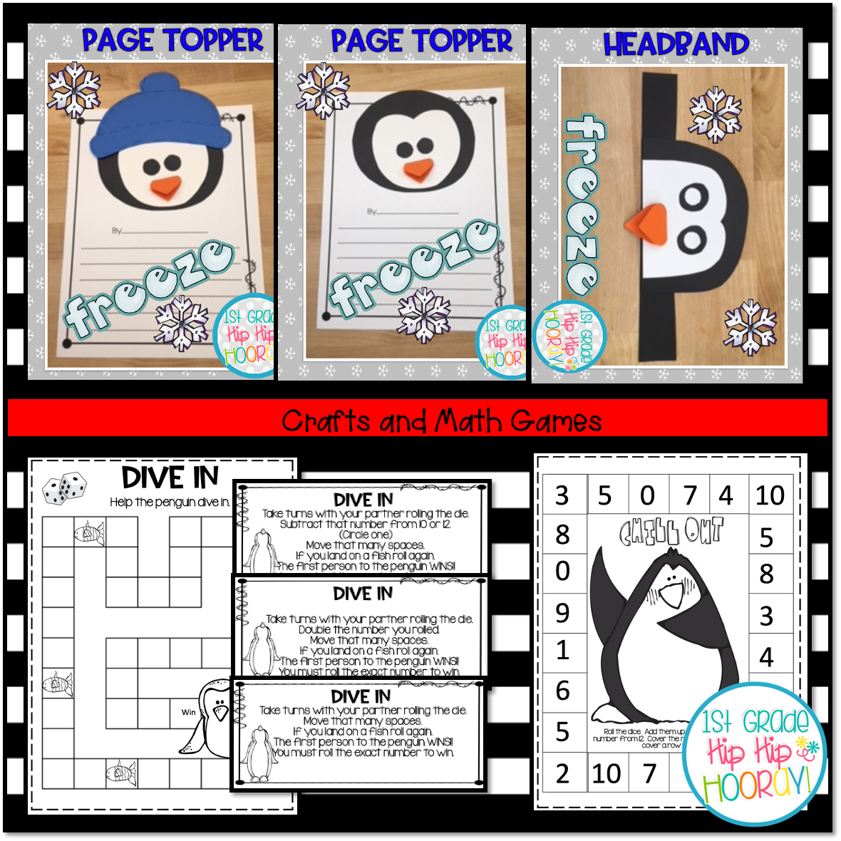 Penguins – First Grade Hip Hip Hooray!