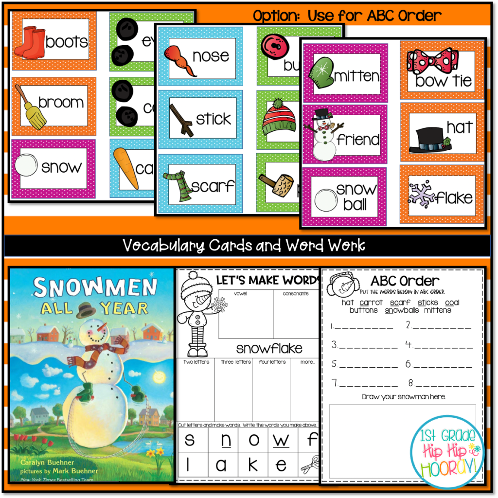 Snowmen all Year – First Grade Hip Hip Hooray!