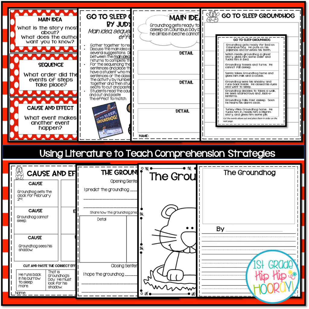 Teaching Reading Strategies with a February Theme