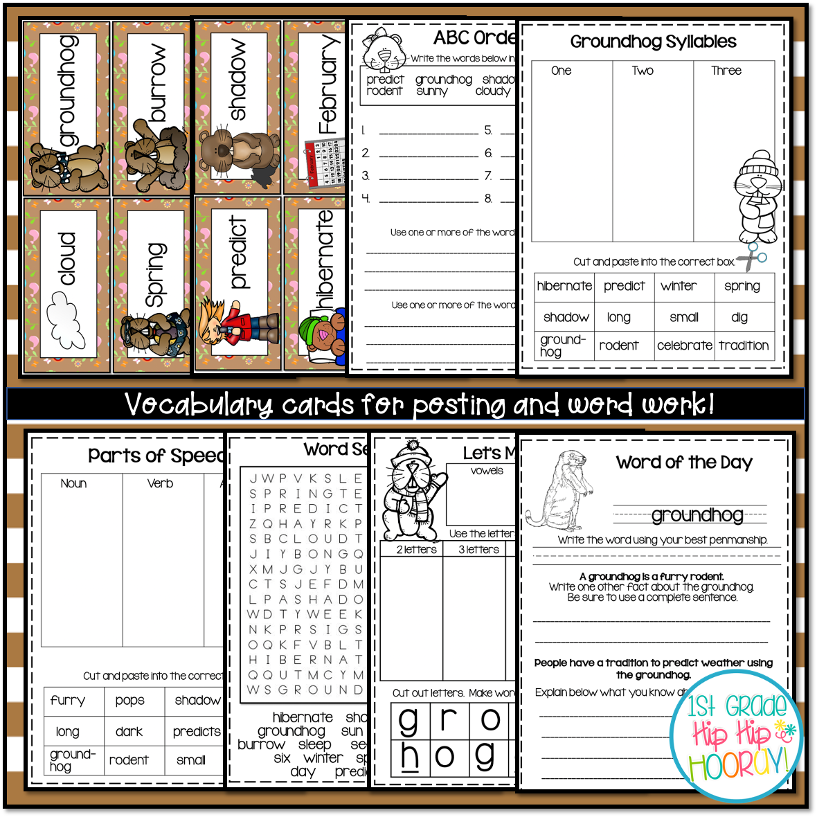 Groundhog Day ... Reader's Theater, Activities, Crafts, Informational Text