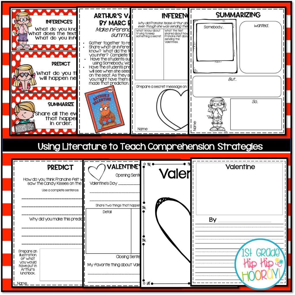 Teaching Reading Strategies with a February Theme