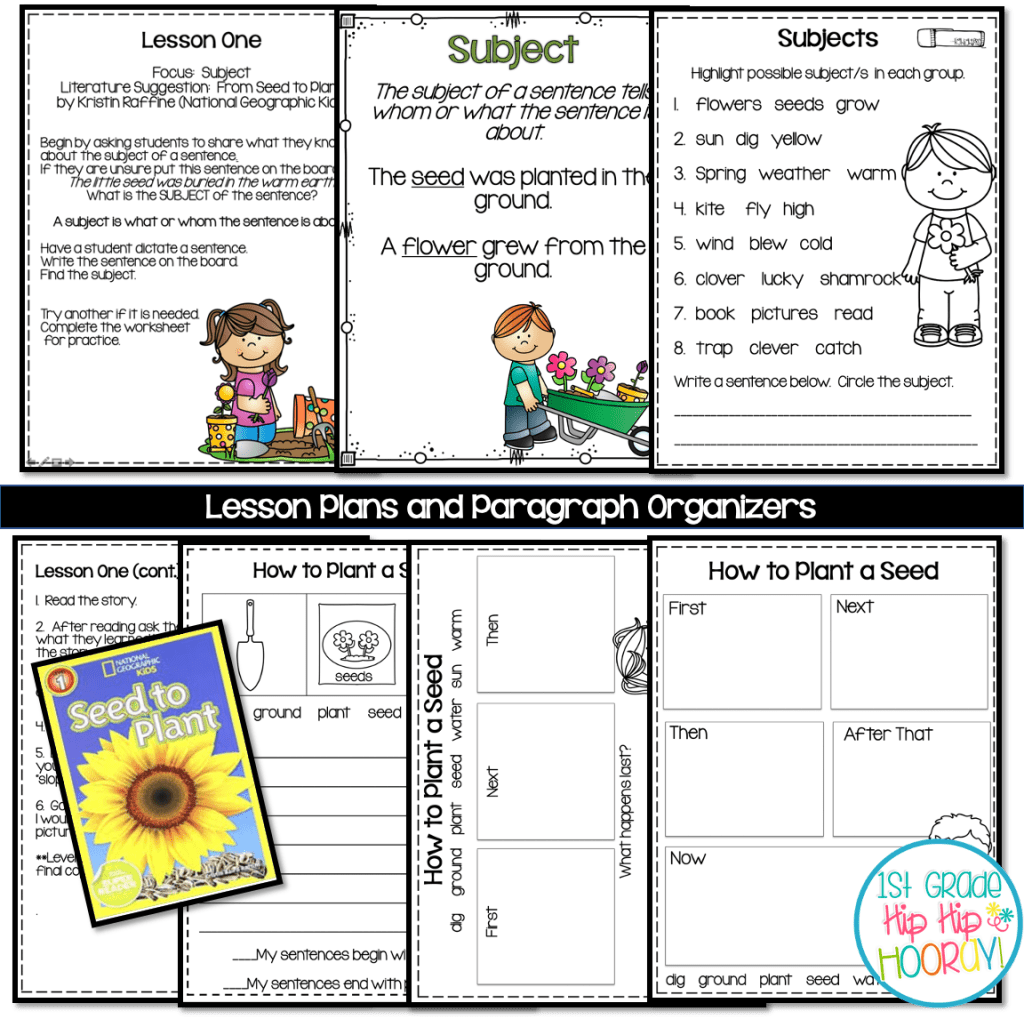 March Themed Guided Writing Lessons