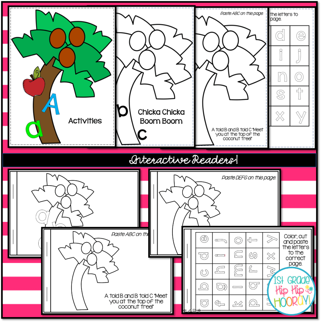 Book Companion for Chicka Chicka Boom Boom with Activities