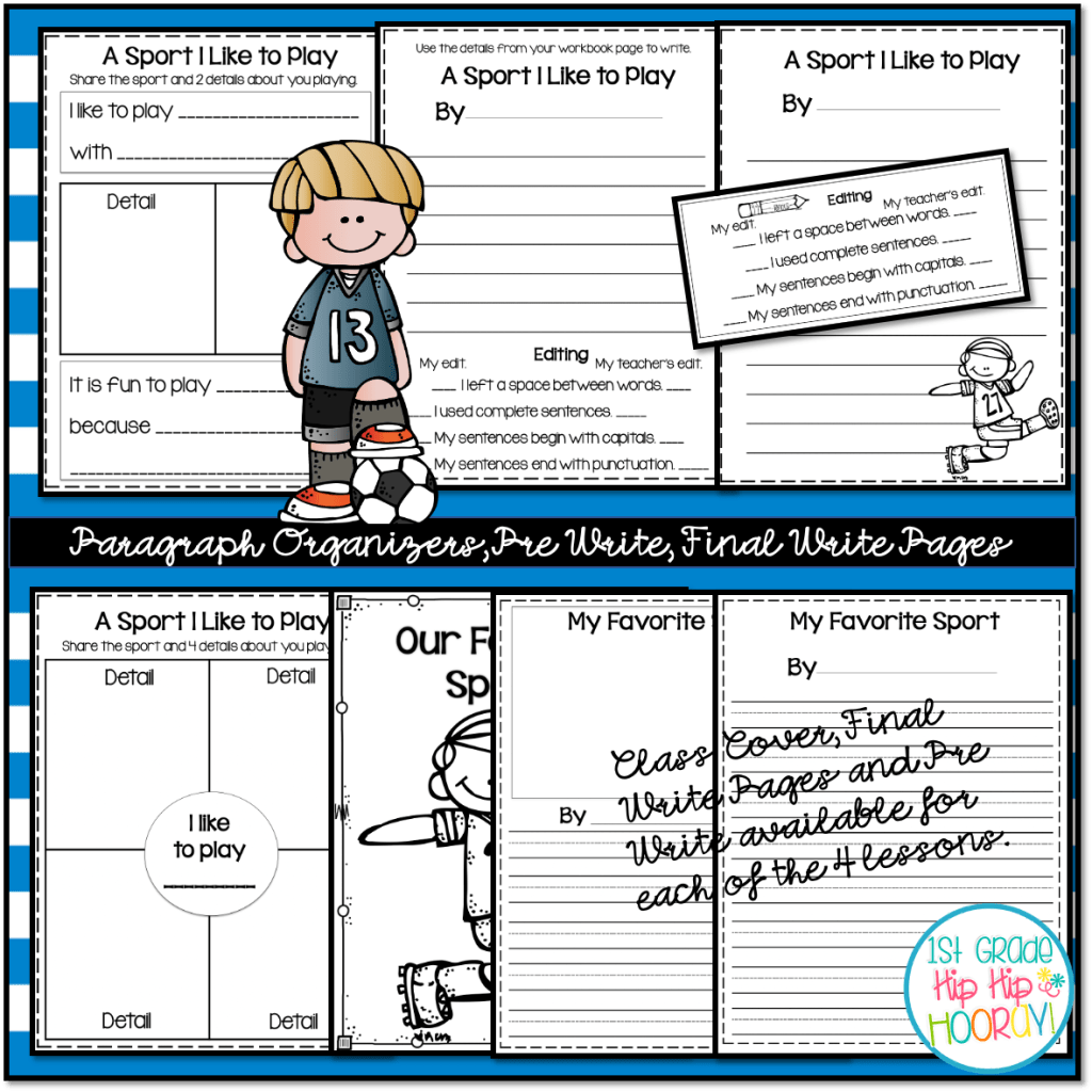 Guided Writing Lesson with an April Theme