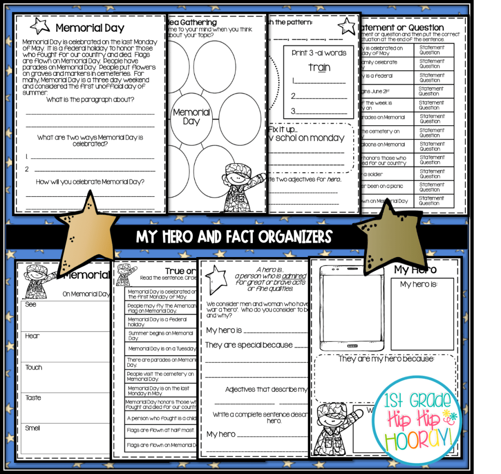 Memorial Day Activities and Informational Text for the Primary Child