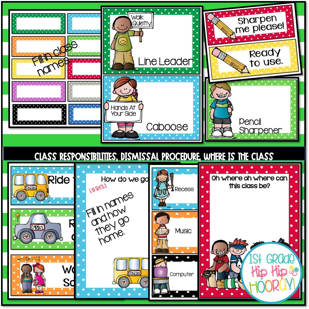 Colorful Classroom Decor