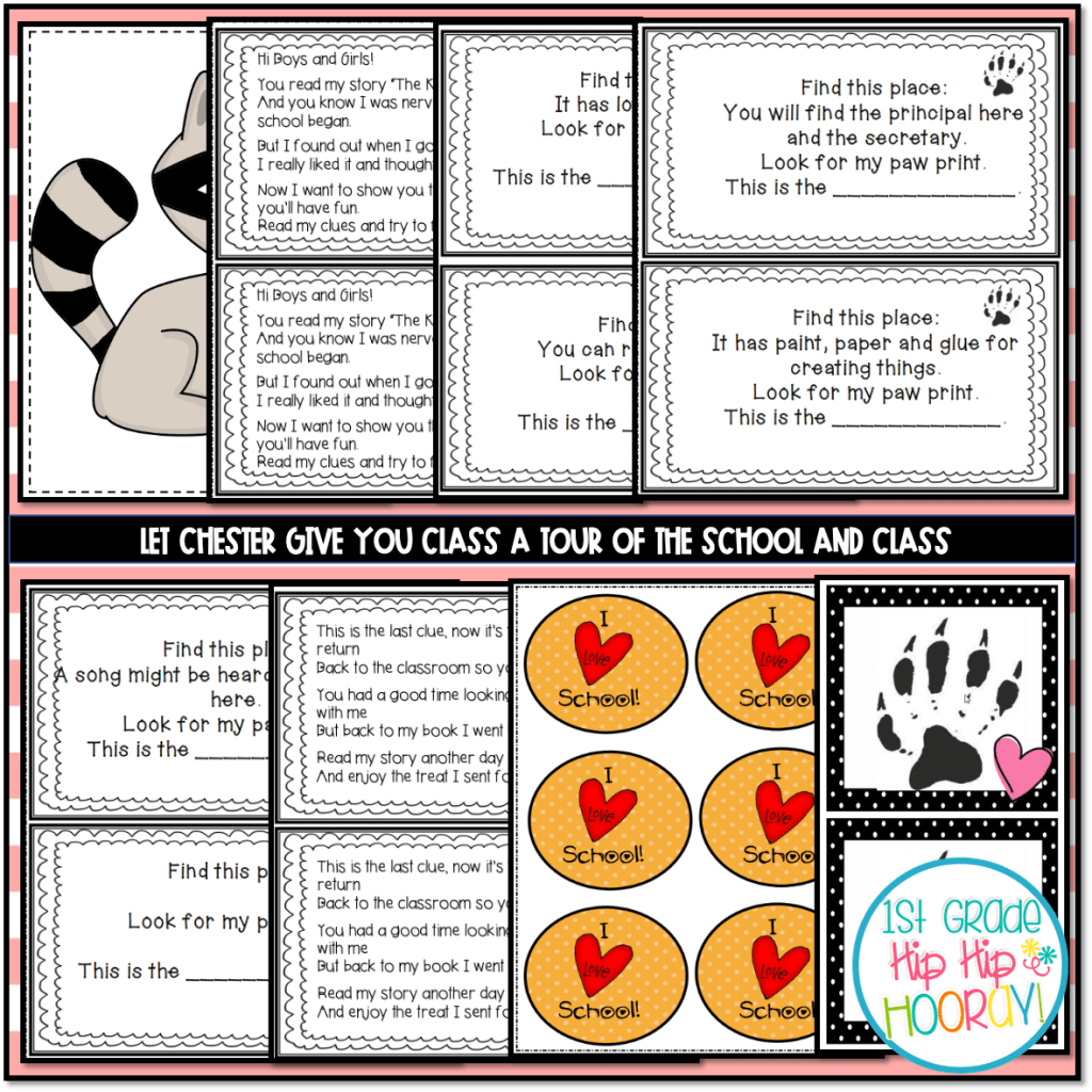 The Kissing Hand Scavenger Hunt – First Grade Hip Hip Hooray!