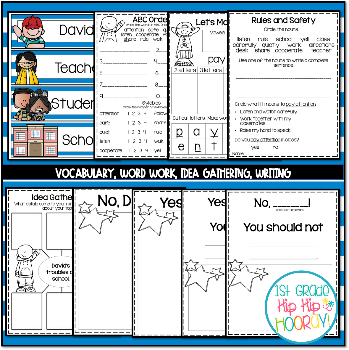 Rules and Safety Themed Week with Book Companions for Guided Reading