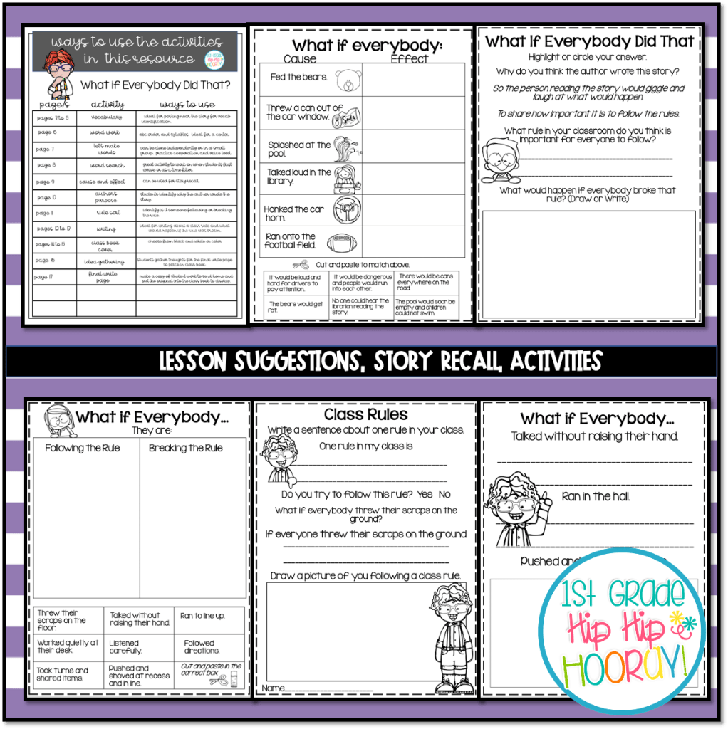 Book Companion for What if Everybody Did That to go with Rules and Safety