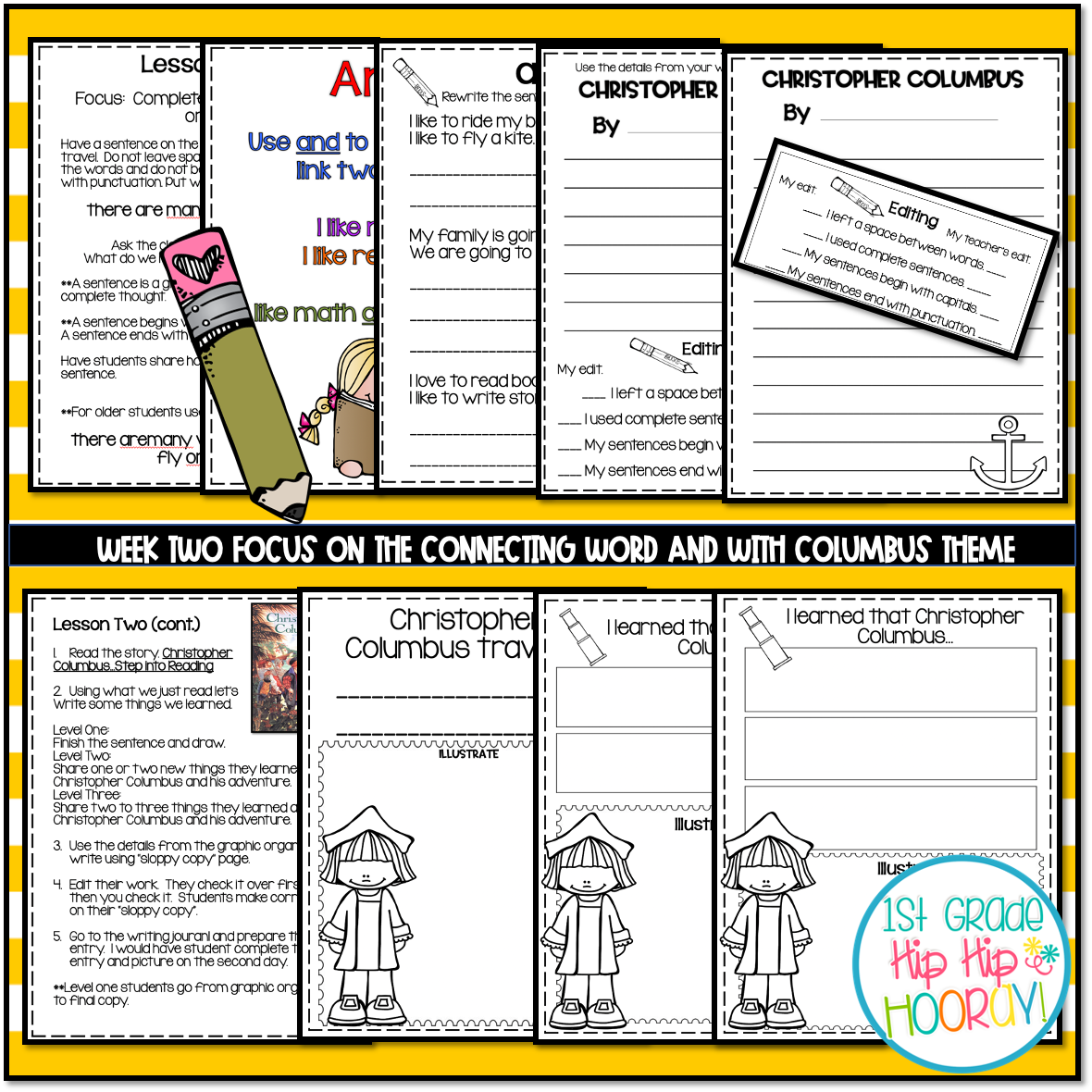 Writing Lessons and Activities for October