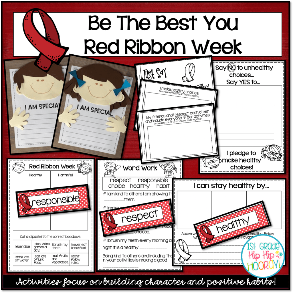 Red Ribbon Week…Celebrate Life and Make Healthy Choices! – First Grade ...