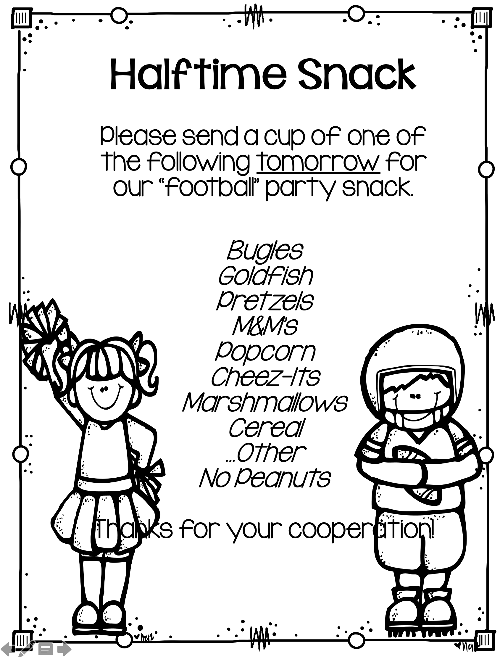 Let’s Cheer for Football – First Grade Hip Hip Hooray!