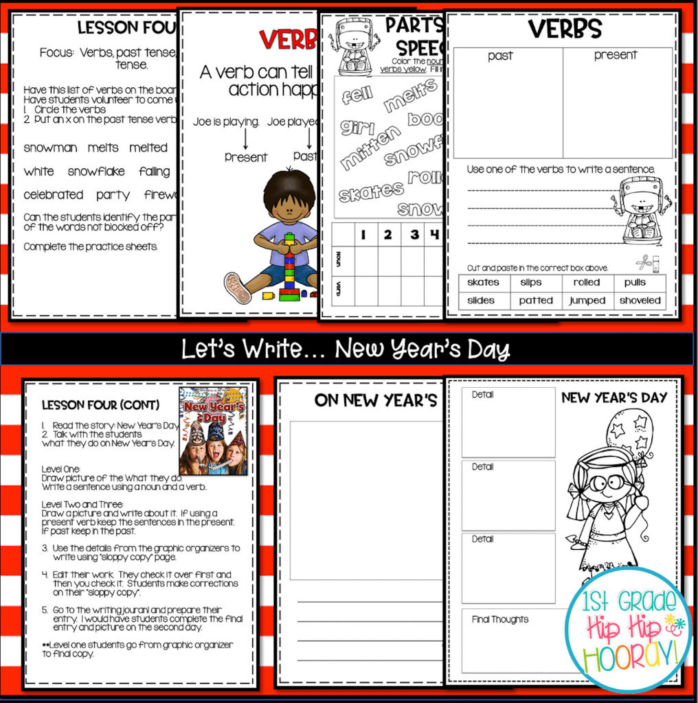 January Themed Writing Resources