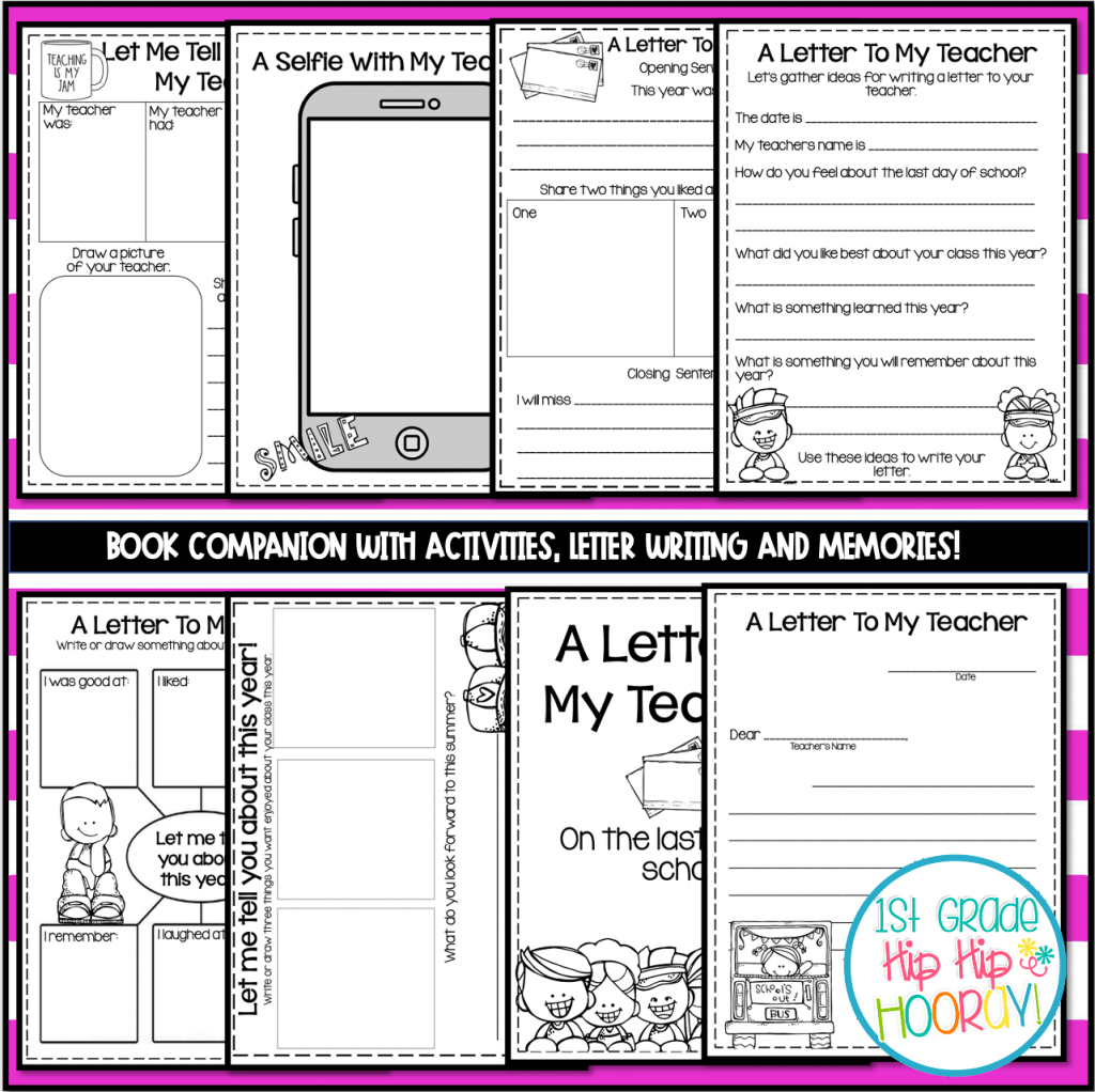 Book Companion for A Letter From Your Teacher on the Last Day of School