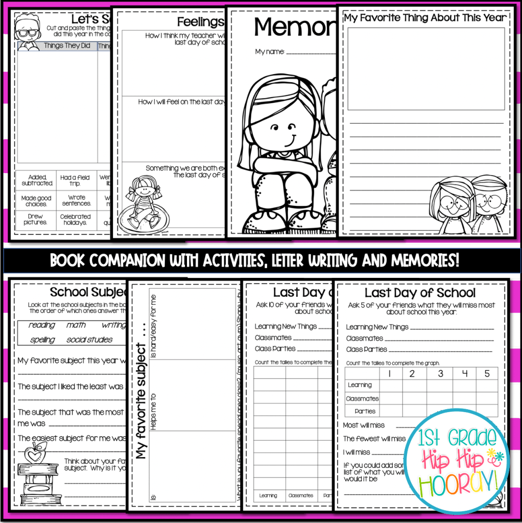 Book Companion for A Letter From Your Teacher on the Last Day of School