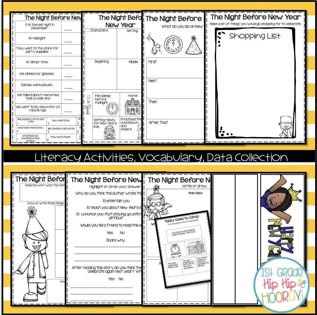 New Year – First Grade Hip Hip Hooray!