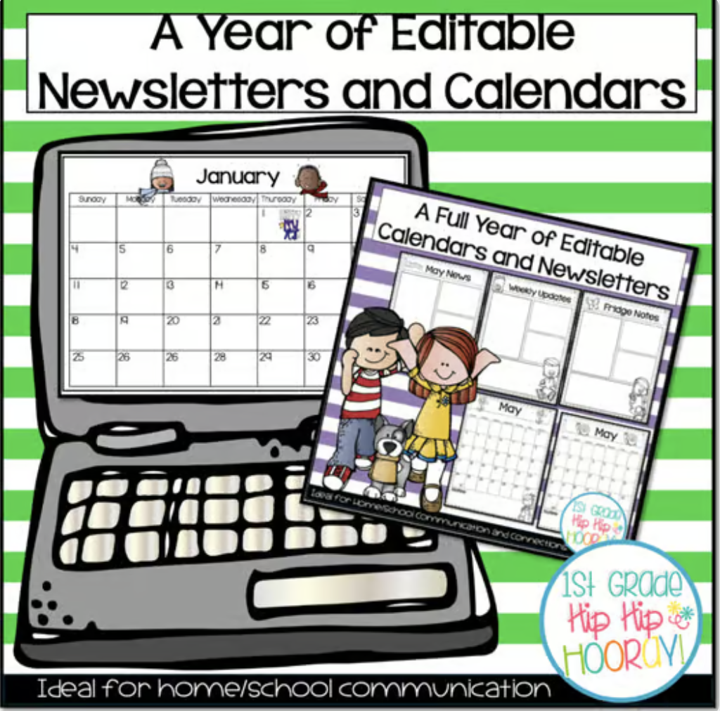 FREE Editable Calendars and Newsletters